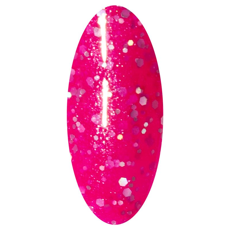 Fel roze glitter gellak | Pink Crush HEMA Free | LAKKIE Gellak